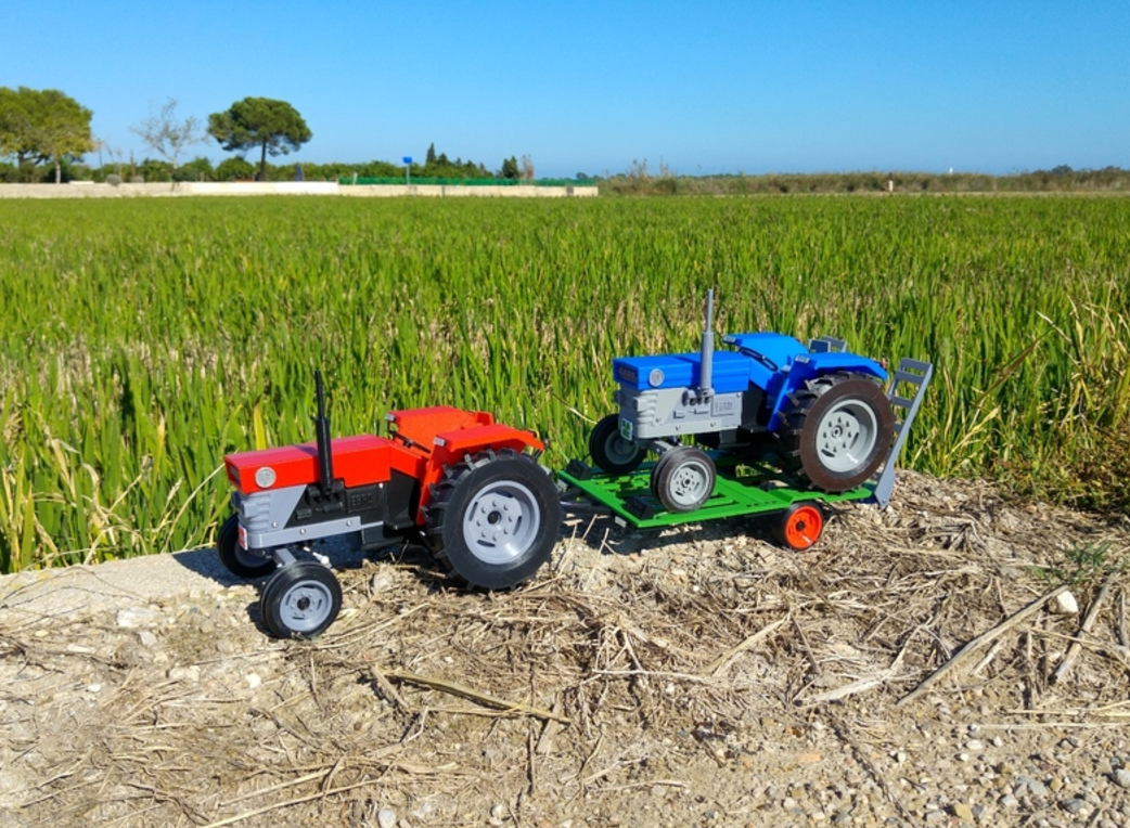 Download free STL file OpenRC Tractor trailer • 3D print design ・ Cults