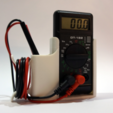 Download free 3D model Multimeter holder (pegboard or wall mounted) ・ Cults