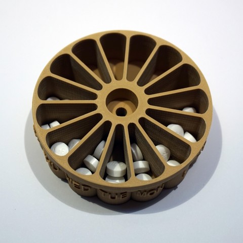 Download 3D model Two week pill container, medication dispenser ・ Cults