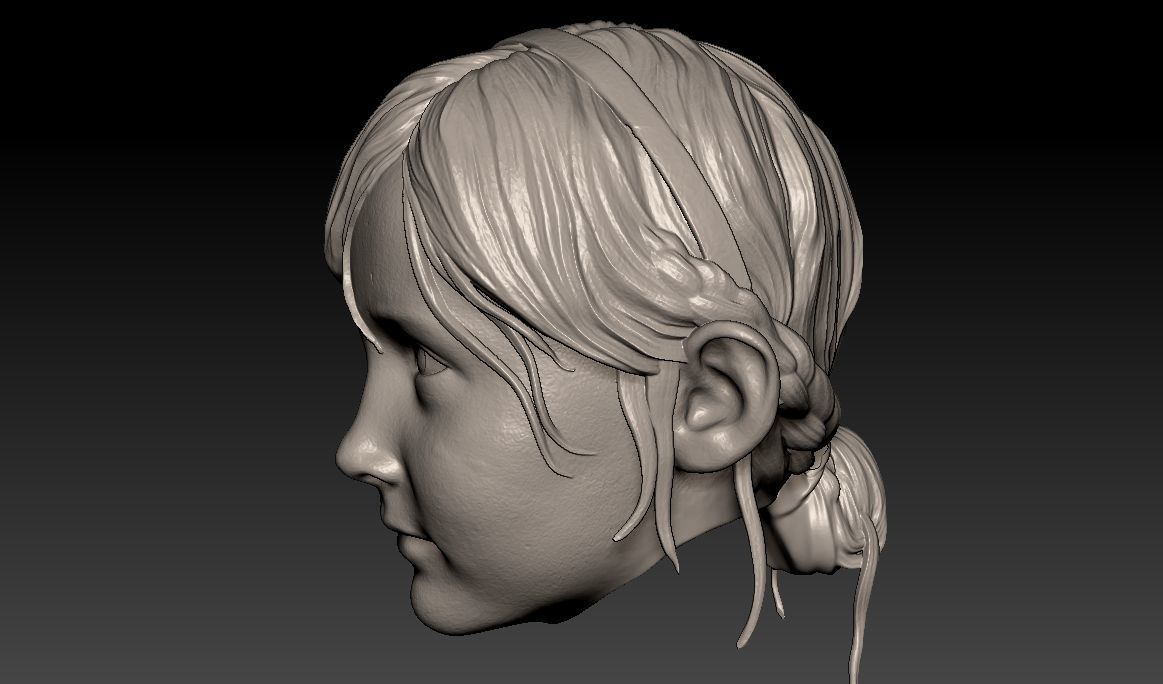 STL file ONE6 Scale Head Sherry Birkin - RE2 remake・Design to download ...