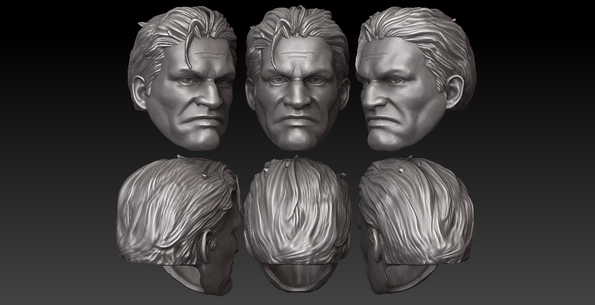 STL file ONE12 SCALE HEAD - PUNISHER COMIC VER・3D printing design to ...