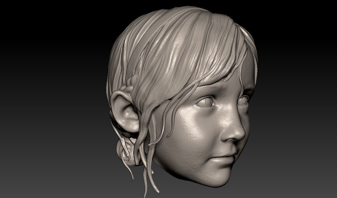 STL file ONE6 Scale Head Sherry Birkin - RE2 remake・Design to download ...