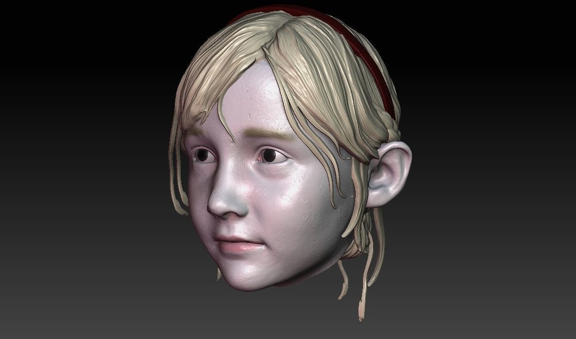 STL file ONE6 Scale Head Sherry Birkin - RE2 remake・Design to download ...