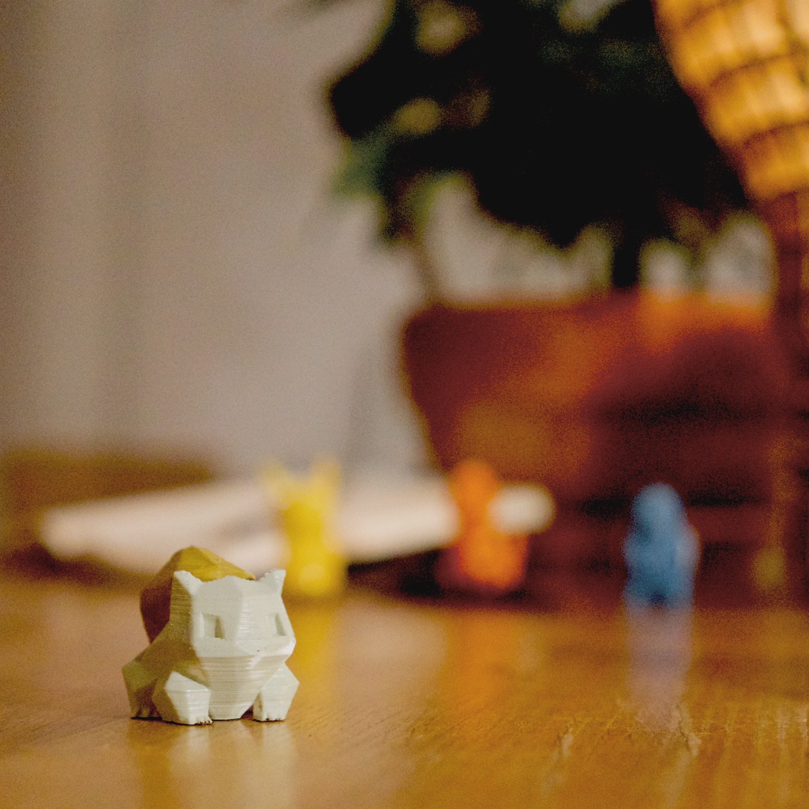 3D print Low-Poly Bulbasaur • made with MicroDelta Rework・Cults