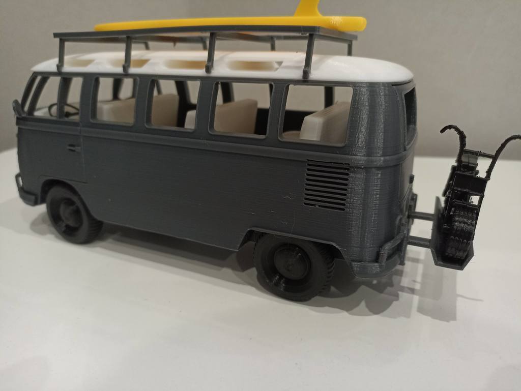 STL file vw combi bus with interior and accessories 🚌・3D print model to ...