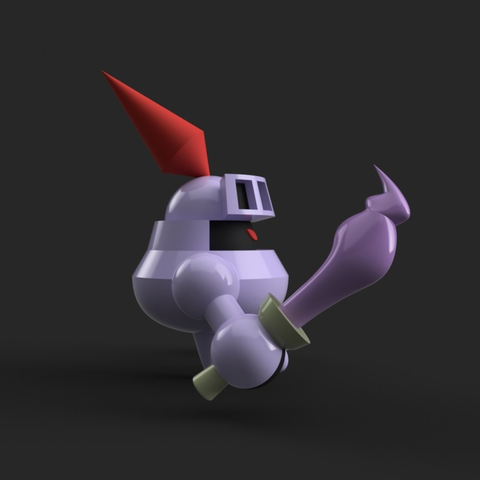 Download free 3D model MMBN - Swordy Virus ・ Cults