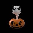 Download free STL file Pumpkin Ghost Figure • 3D printer template ・ Cults