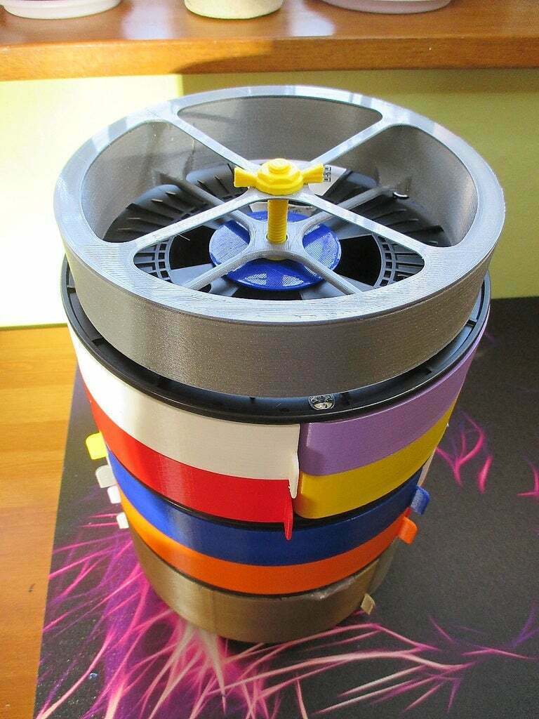 Free STL file PTFE coil storage tower and storage tower assembly・3D ...