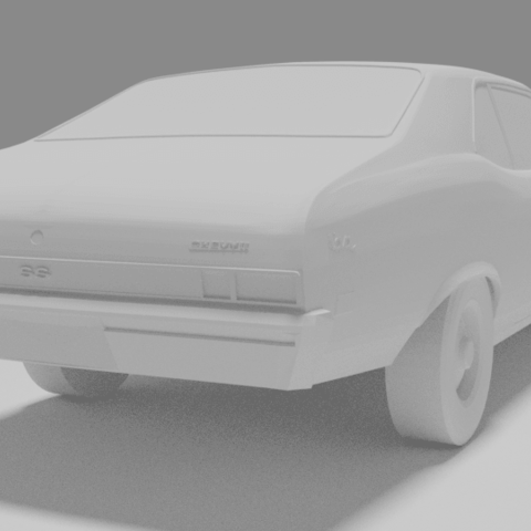 Download STL file Chevrolet Coupe Chevy/ Nova • 3D printer design ・ Cults