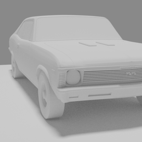 Download STL file Chevrolet Coupe Chevy/ Nova • 3D printer design ・ Cults