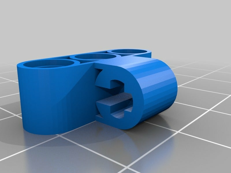 Free STL file Lego Technic: Axle and Pin Connector Perpendicular ...