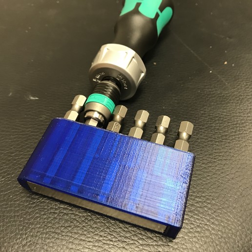 Download free 3D printer designs Magnetic quick change bit holder for ...