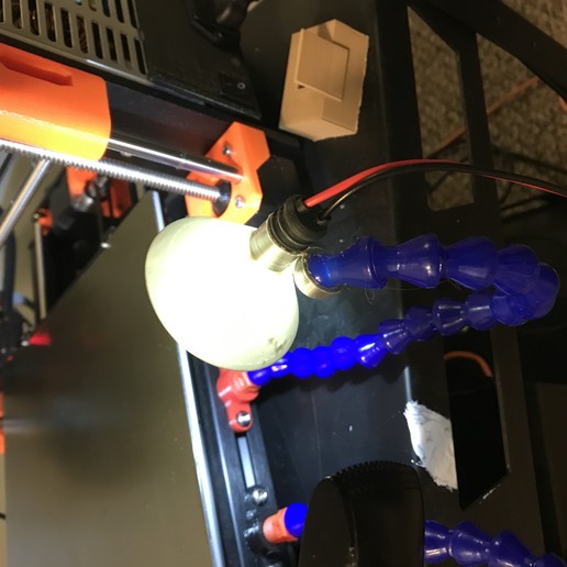 Download free 3D printer designs Light shade for T10 bulb on Loc Line ...