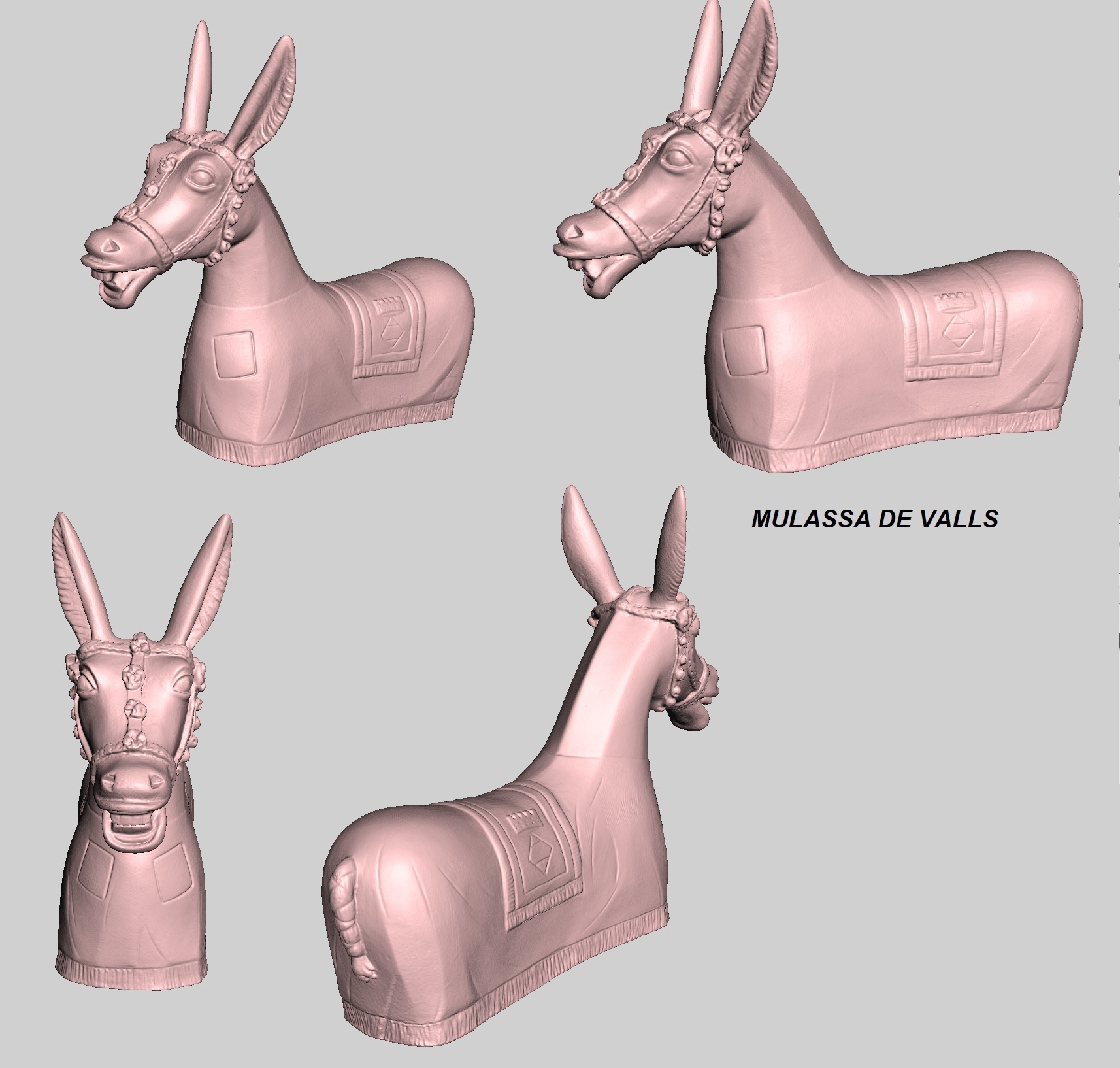 STL file MULASA DE VALLS・3D printing design to download・Cults