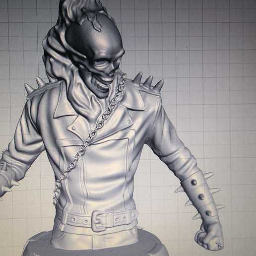 Download STL file Ghost rider • 3D printable model ・ Cults