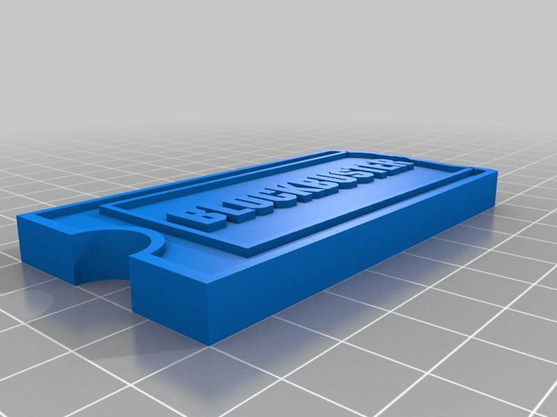 Free 3D file Blockbuster Sign 28mm・Design to download and 3D print・Cults