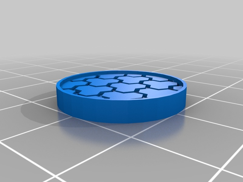 Free 3D file Tri Hex Base for Sci-Fi Miniatures・Template to download ...