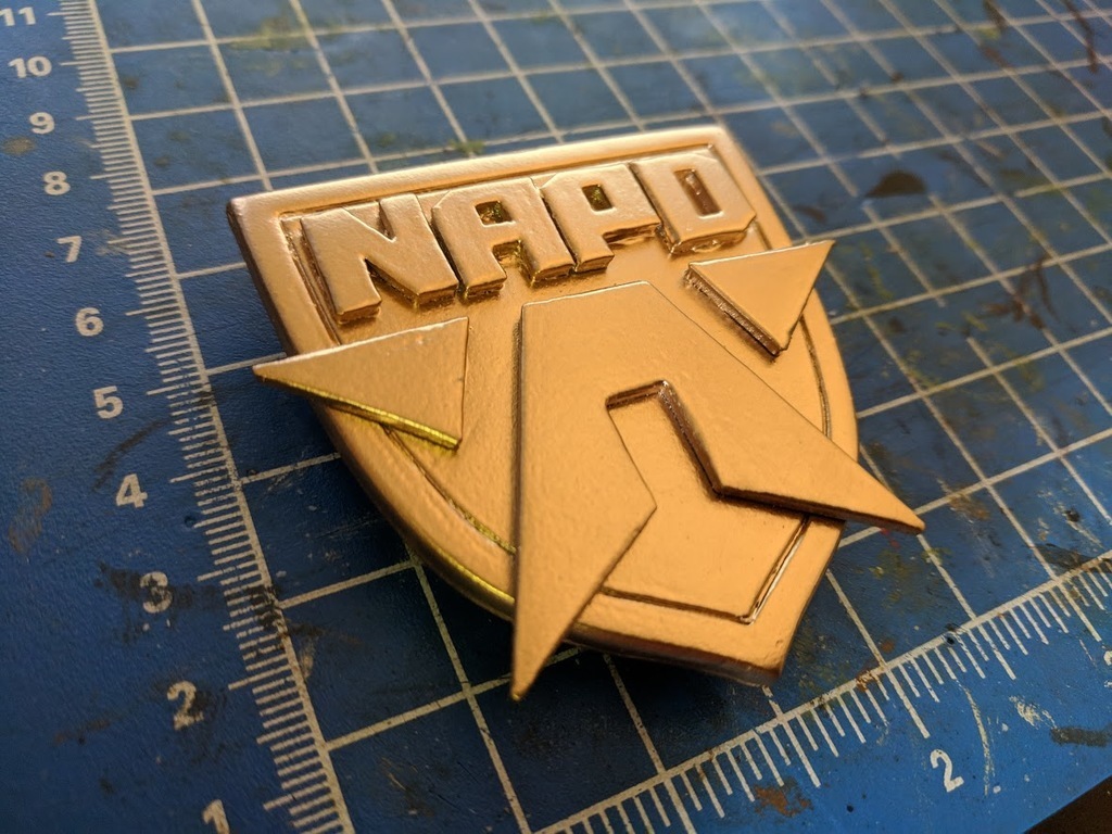 Free 3D file NAPD Badge (Android Universe) v2 📛・3D printing idea to ...