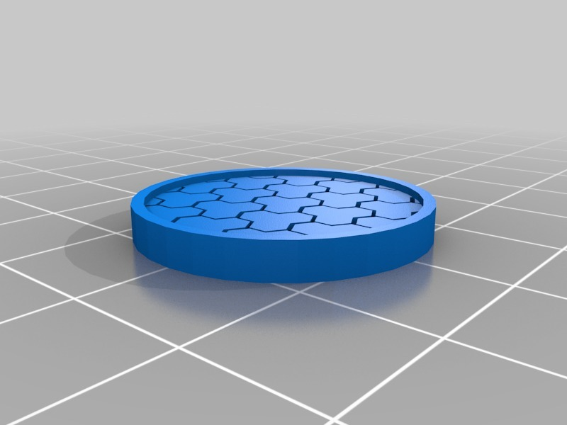 Free 3D file Tri Hex Base for Sci-Fi Miniatures・Template to download ...