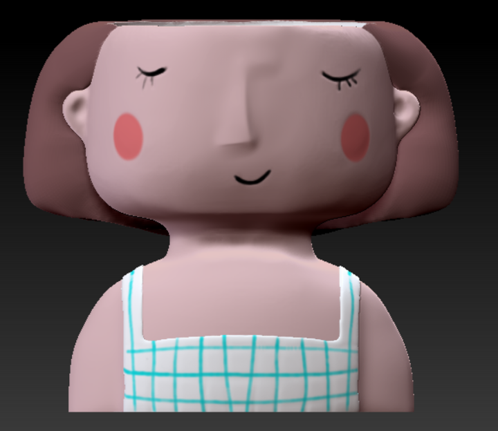 STL file Pack combo Cute girls planter for 3D printing 3D print model 🪴 ...