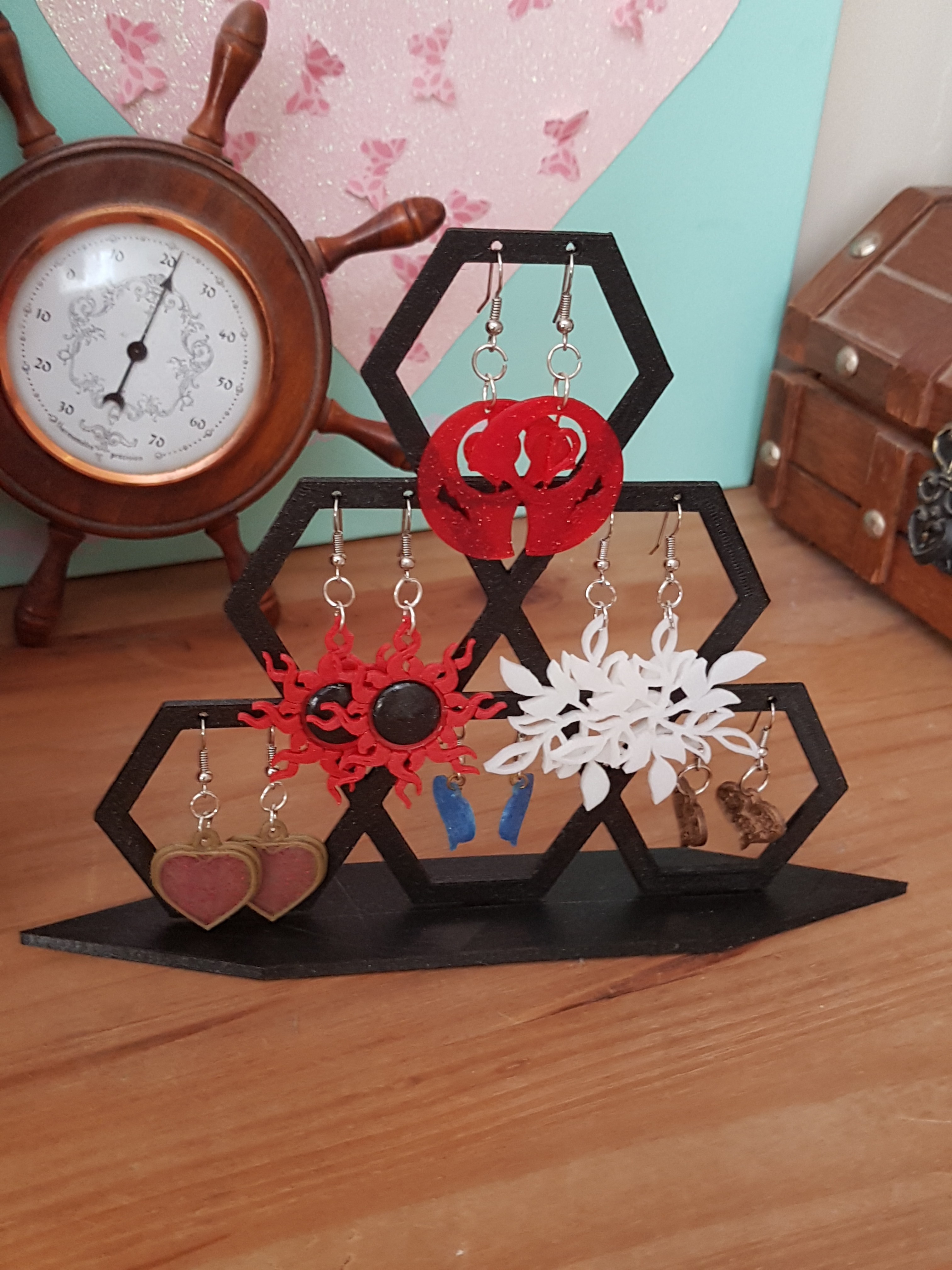 Free STL file stands for earrings 💍・3D printer model to download・Cults