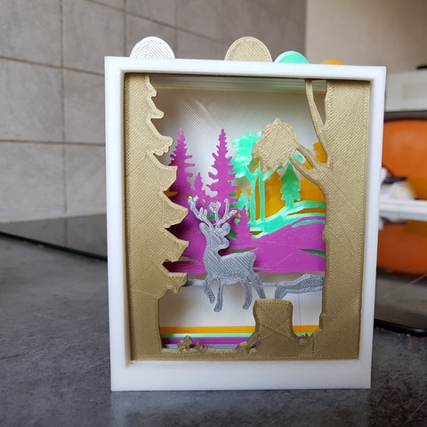 Download STL file forest setting • 3D printing object ・ Cults