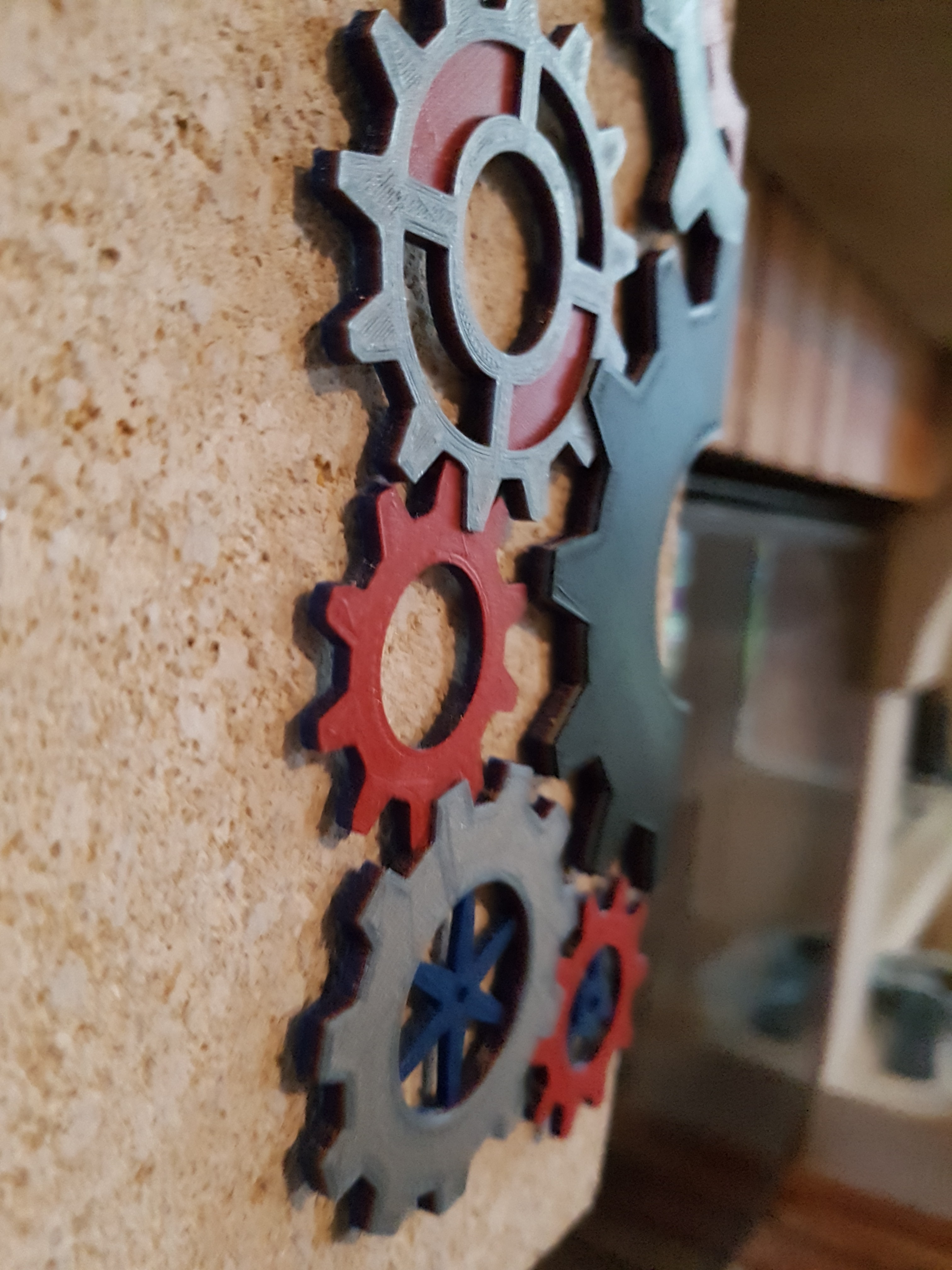 Fichier STL tableau décoration engrenages 🎨・Modèle pour impression 3D à télécharger・Cults