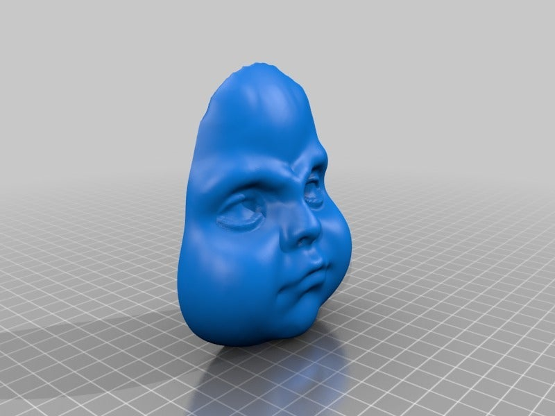 Free STL file Angel Baby Head Fixed・3D printer model to download・Cults