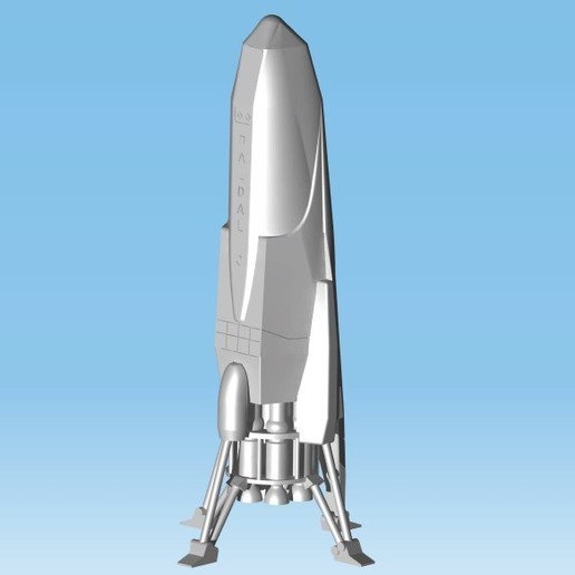 Download STL file Mars rocket • 3D printable model ・ Cults