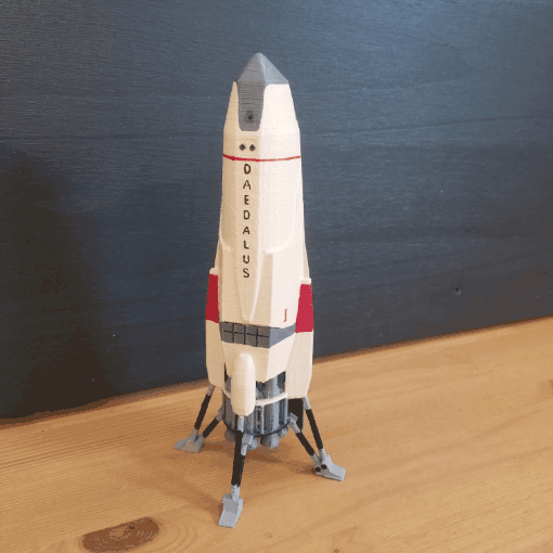 STL file Mars rocket・3D printer model to download・Cults