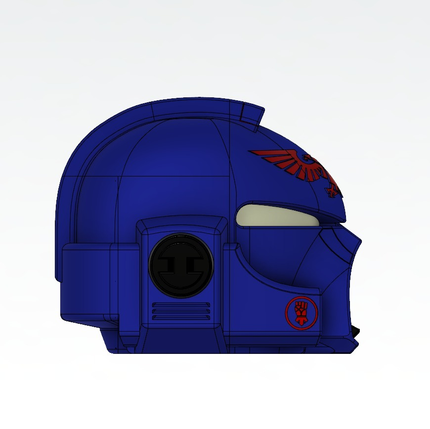 Free 3D file Space Marine Helmet - Wearable 🛰・3D printable design to ...