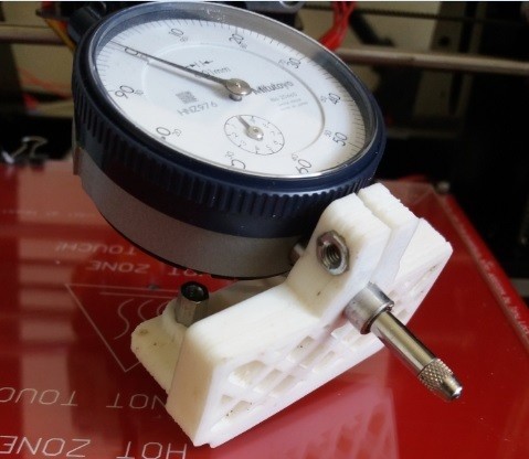 Free STL file GEEETech I3 Pro B / C comparator support for flatness ...