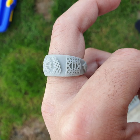 Download STL file Viking style ring • 3D printable template ・ Cults