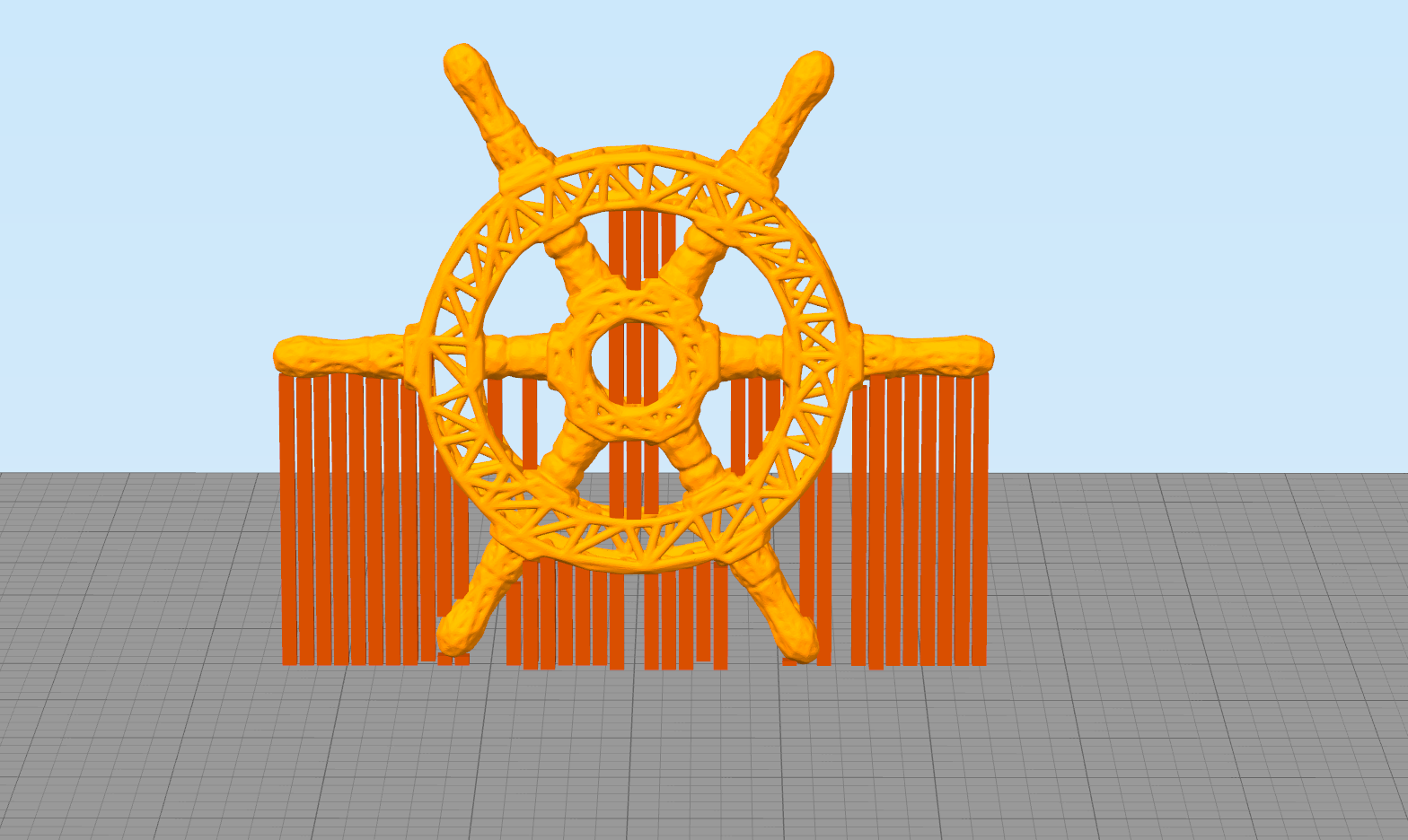 Free STL file Boat wheel 🛥️・Model to download and 3D print・Cults
