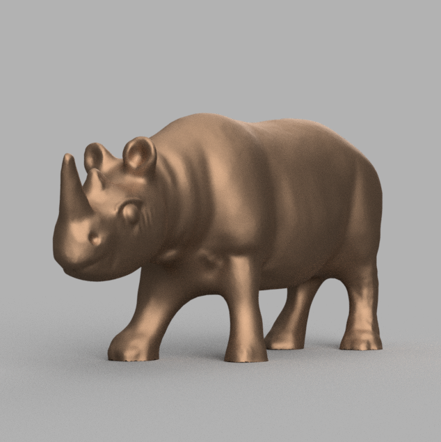 Free STL file Rhinoceros・Object to download and to 3D print・Cults