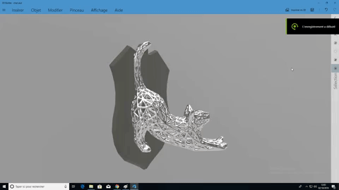 STL file voronoi cat・3D printing template to download・Cults
