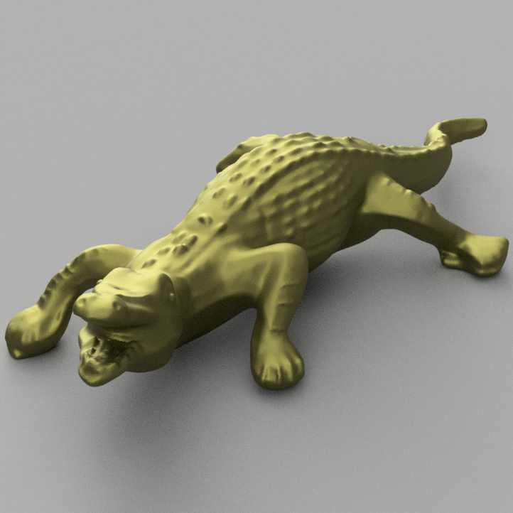 Free STL file crocodile・3D printer design to download・Cults