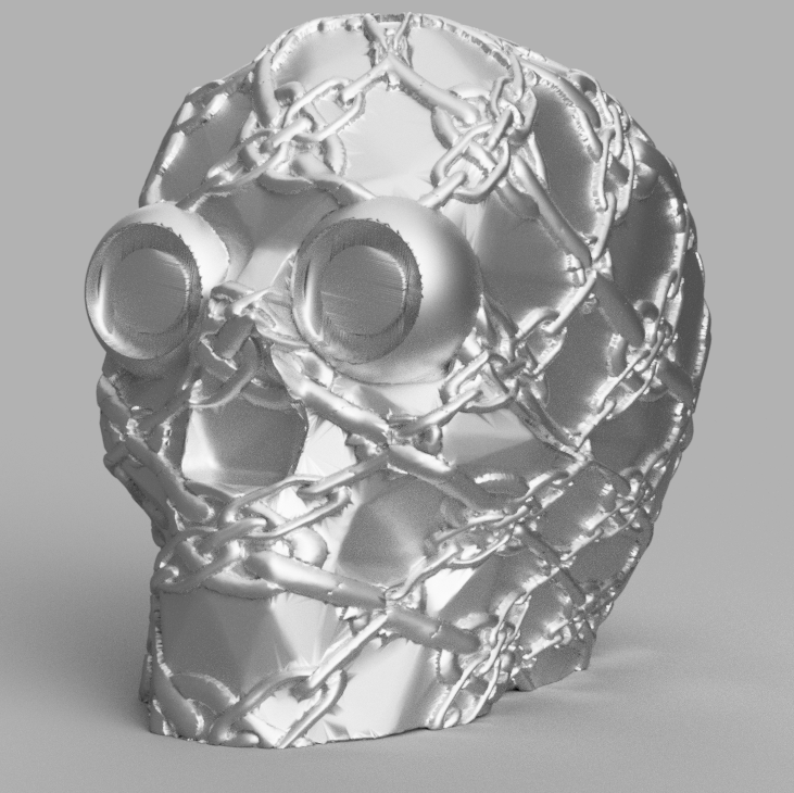 Download STL file Skull chain X2 • 3D print model ・ Cults