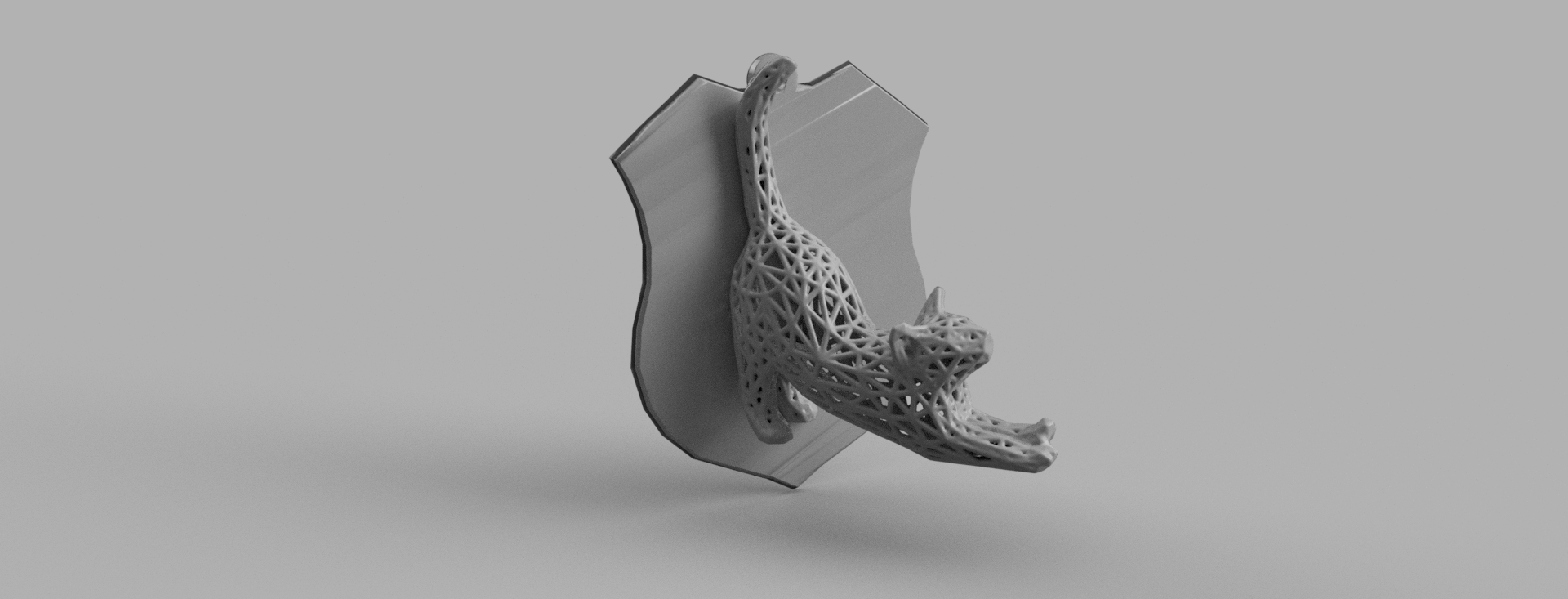 STL file voronoi cat・3D printing template to download・Cults