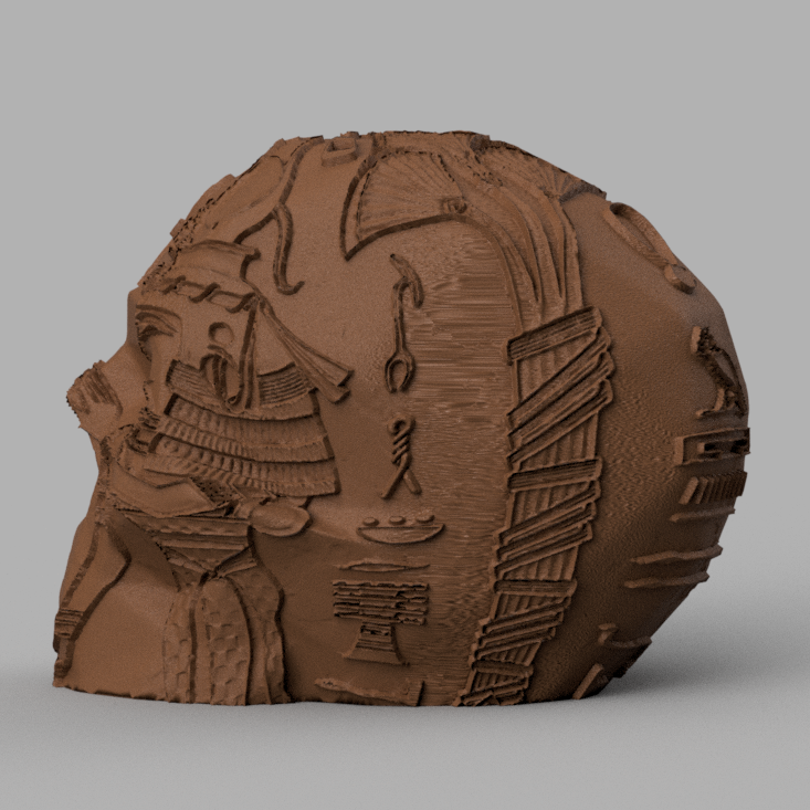 Descargar archivo STL gratis Cráneo de la antigua Cleopatra X2・Modelo ...