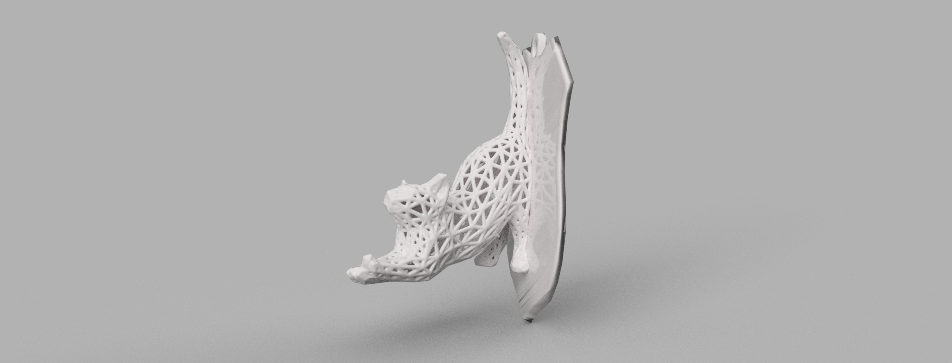 STL file voronoi cat・3D printing template to download・Cults