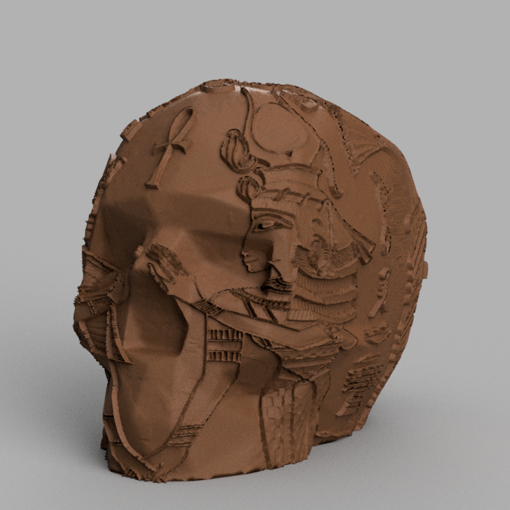 Descargar archivo STL gratis Cráneo de la antigua Cleopatra X2・Modelo ...