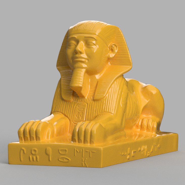STL file Sphinx・3D printable model to download・Cults