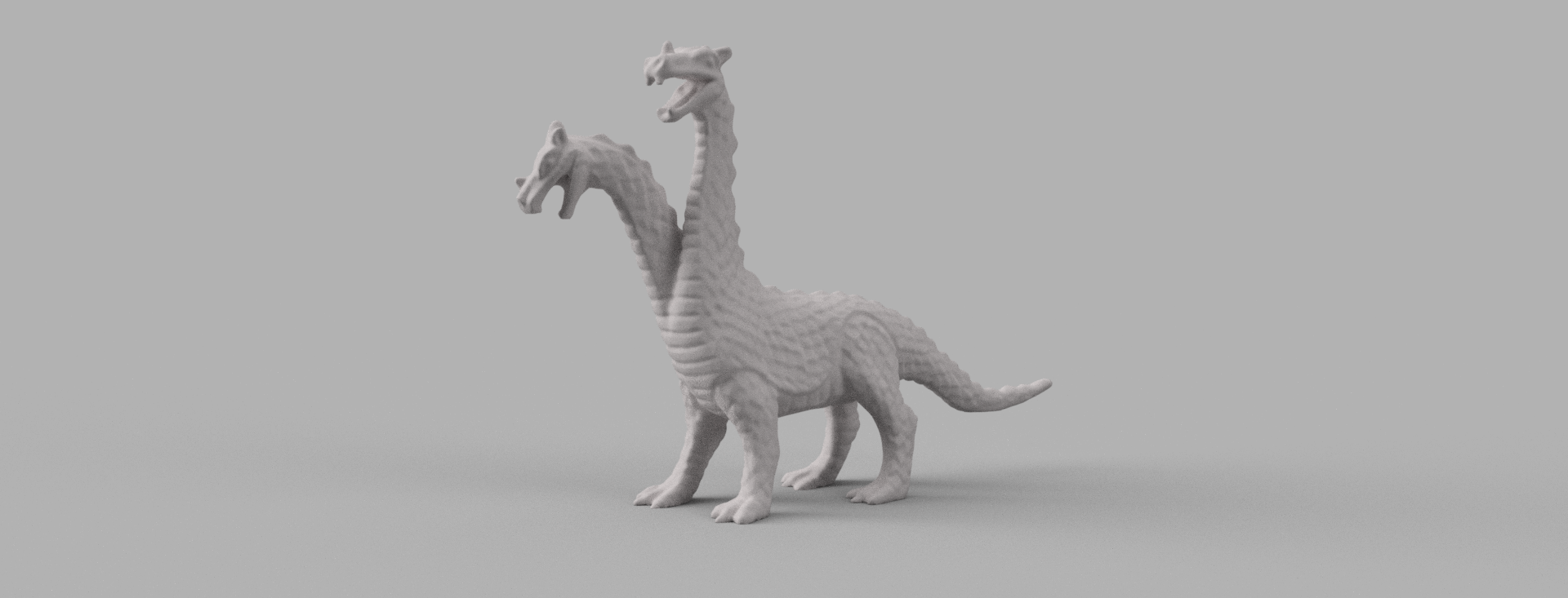 Free STL file Dragon with 2 heads・3D printable object to download・Cults