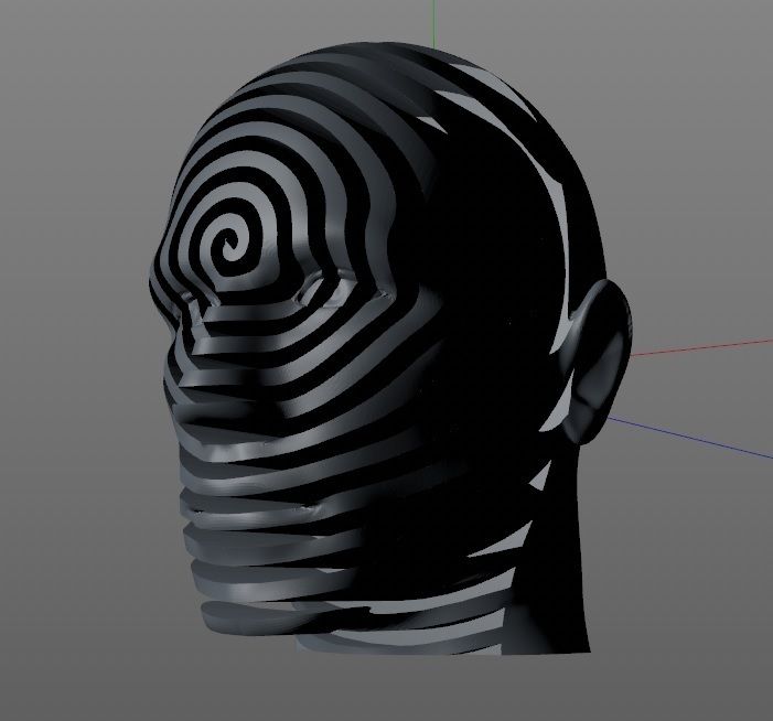 STL file Spiral Face・3D printing design to download・Cults