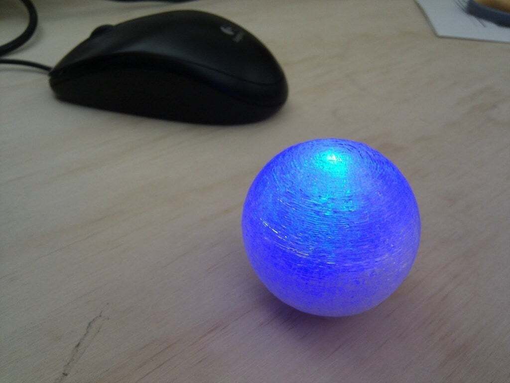 Archivo STL gratis Bola LED Throwie・Diseño imprimible en 3D para ...