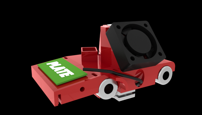 Free STL file Rigidbot micro bowden extruder e3d v6・3D printing ...