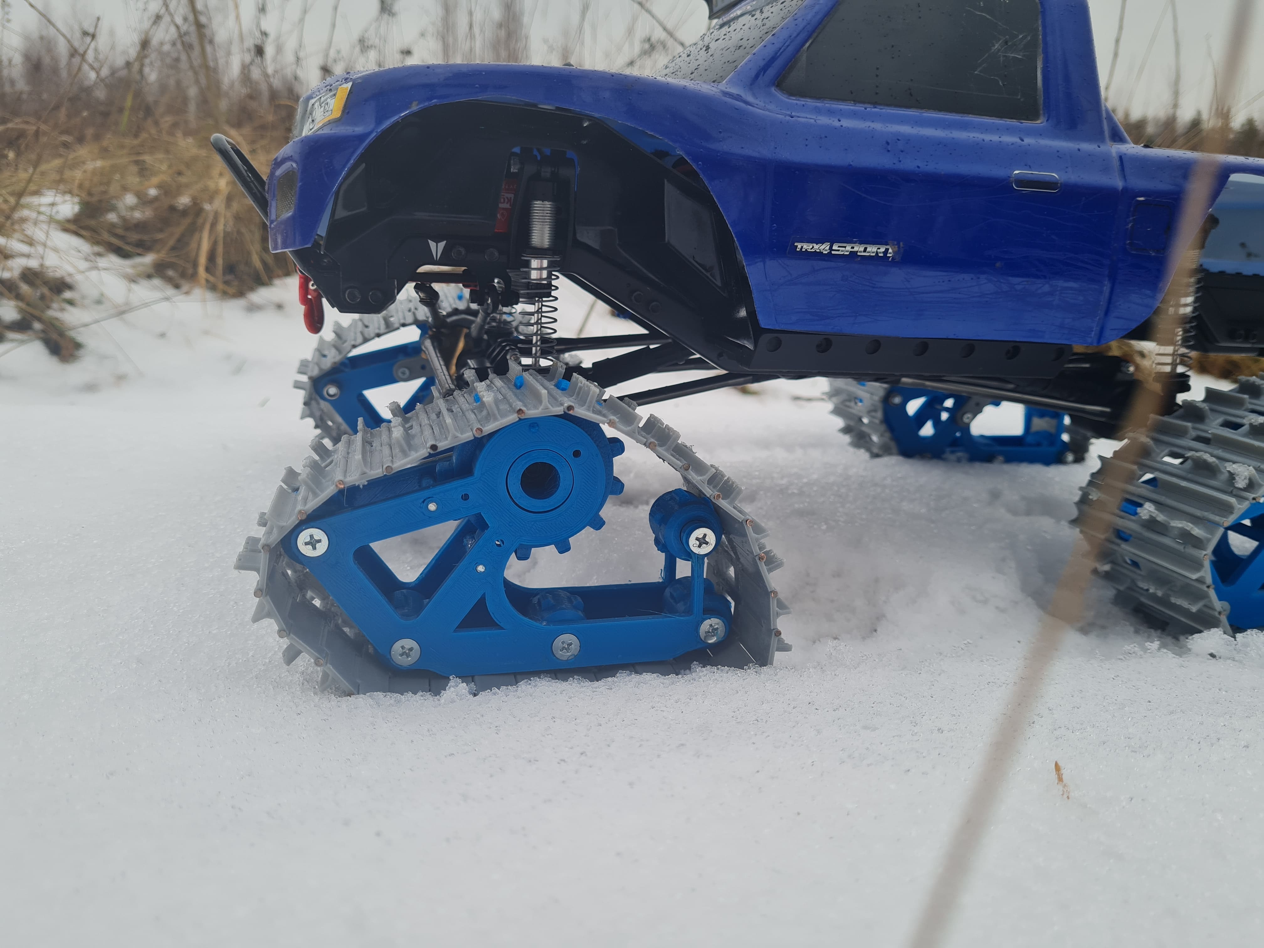 3D file Axial scx II snow tracks - mattracks 🌨️・3D printable model to ...