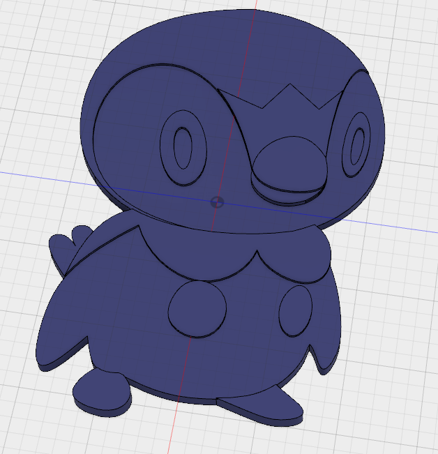 Free STL file Piplup 🎲・3D printable model to download・Cults