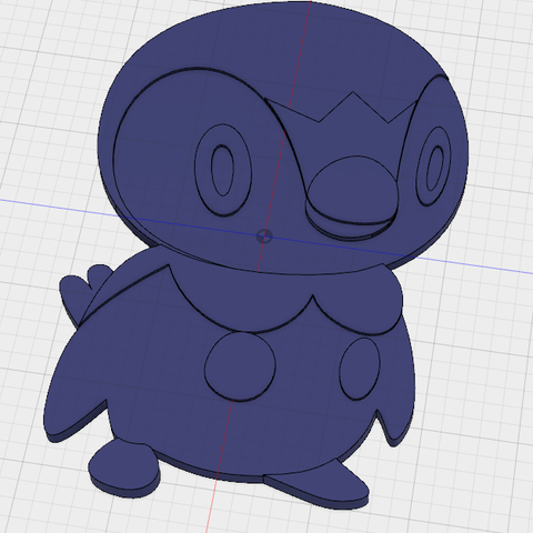 Download free STL file Piplup • Template to 3D print ・ Cults